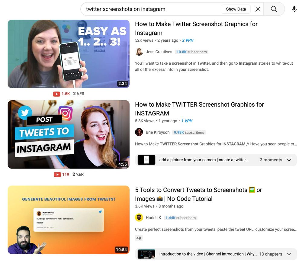 What's with all these Twitter screenshots?